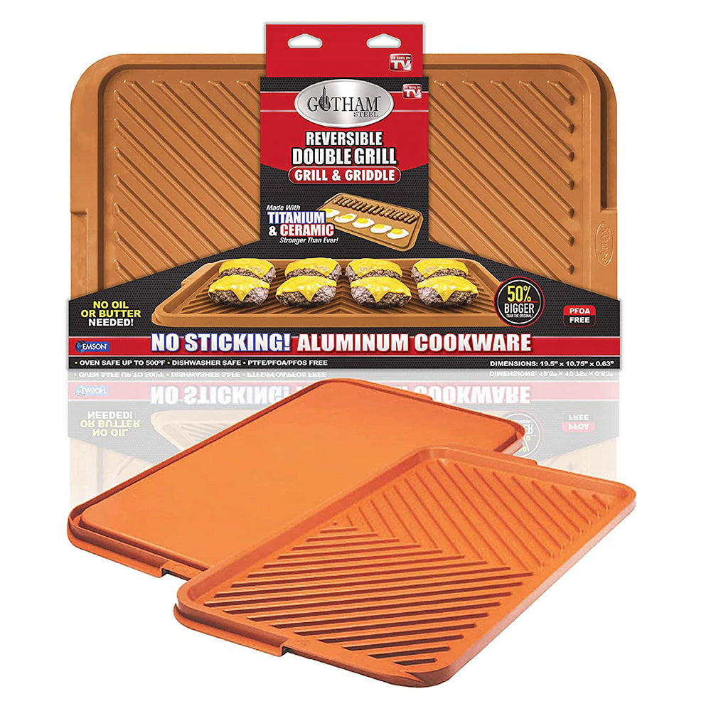 Double Grill Plates – Gotham Steel