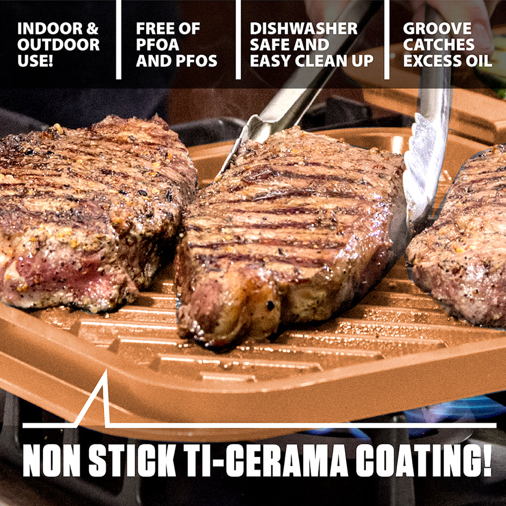 Double Grill Plates – Gotham Steel