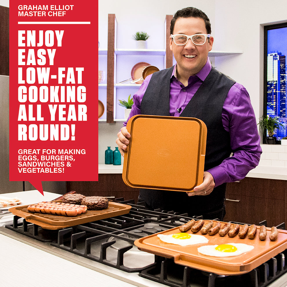 Double Grill Plates – Gotham Steel