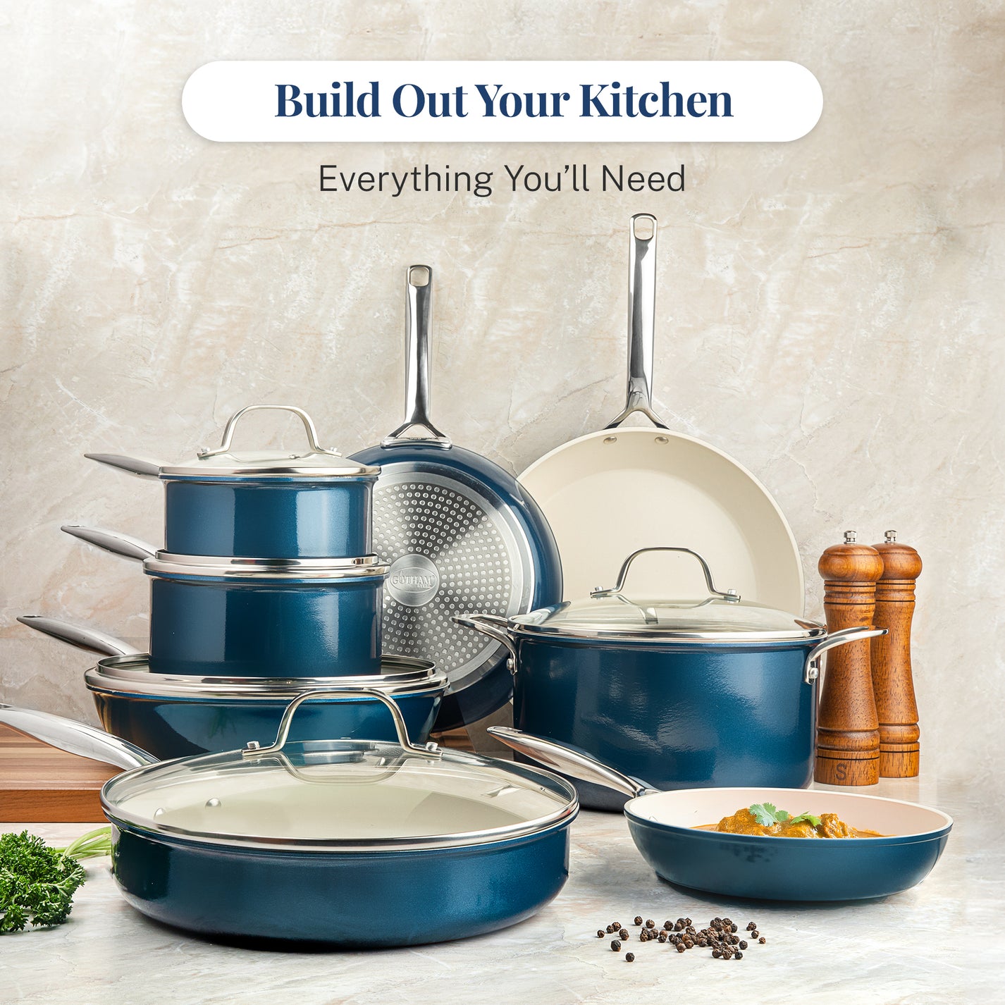 Pro Natural Collection Cookware Set – Gotham Steel