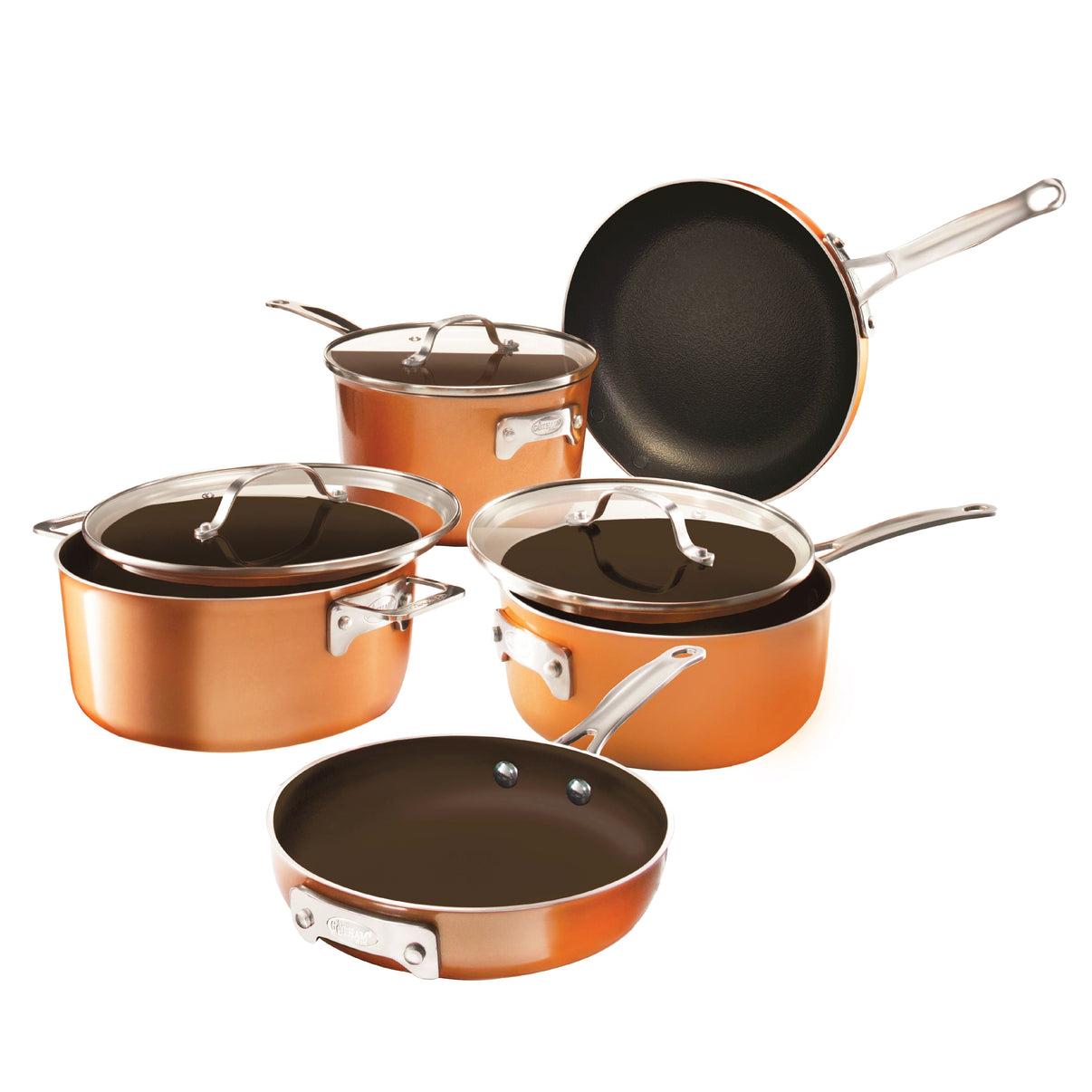 8-Piece Stackmaster Cookware Set – Gotham Steel
