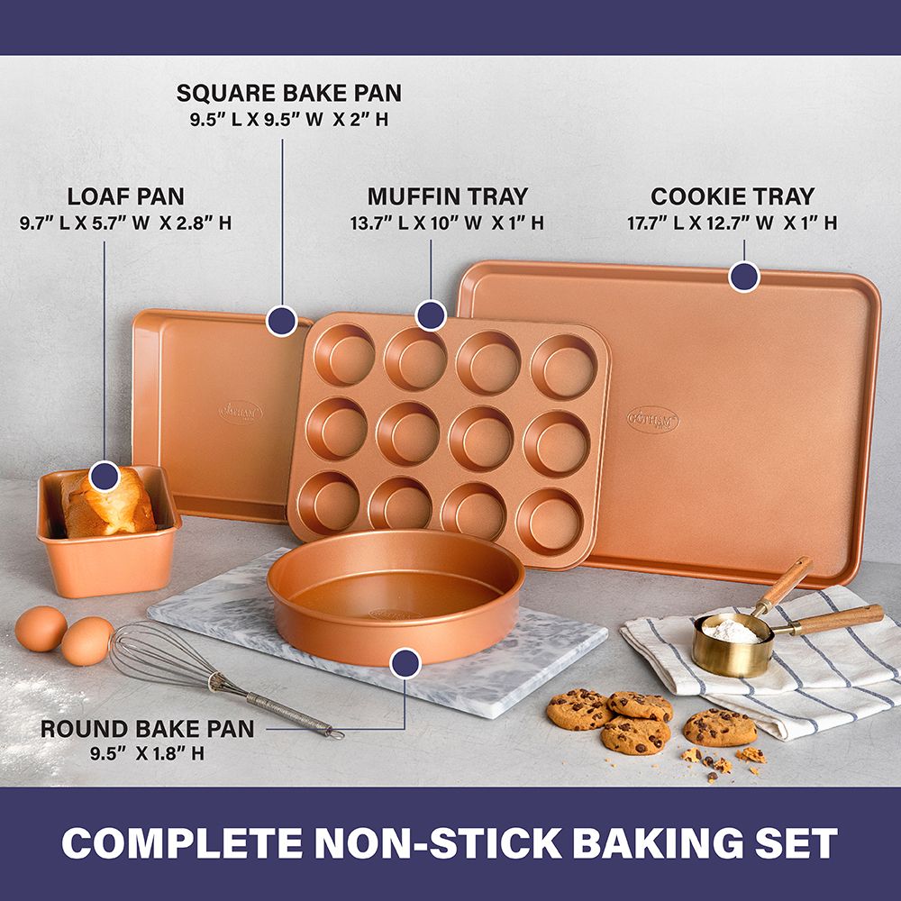 Signature Copper Bakeware Set – Gotham Steel