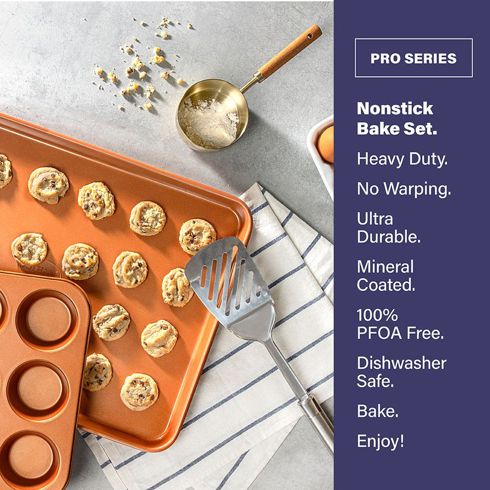Signature Copper Bakeware Set – Gotham Steel